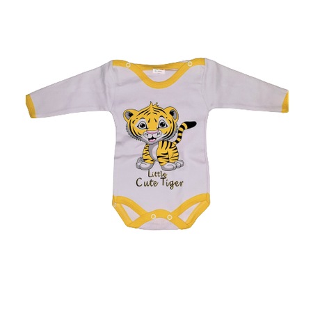 Body model tigru, 2 ani, galben - eMAG.ro