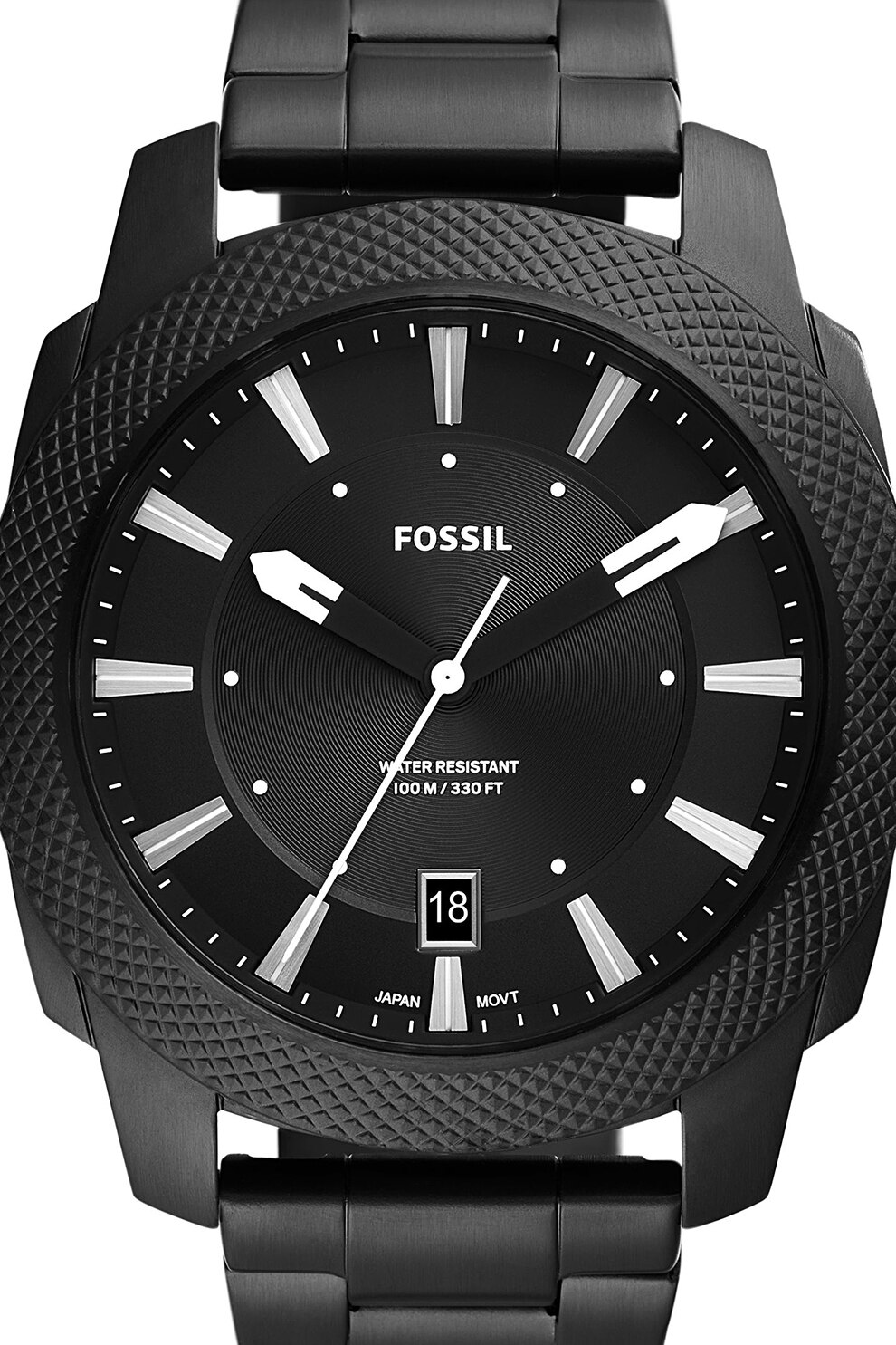 Fossil, Ceas quartz din otel inoxidabil, Negru - eMAG.ro