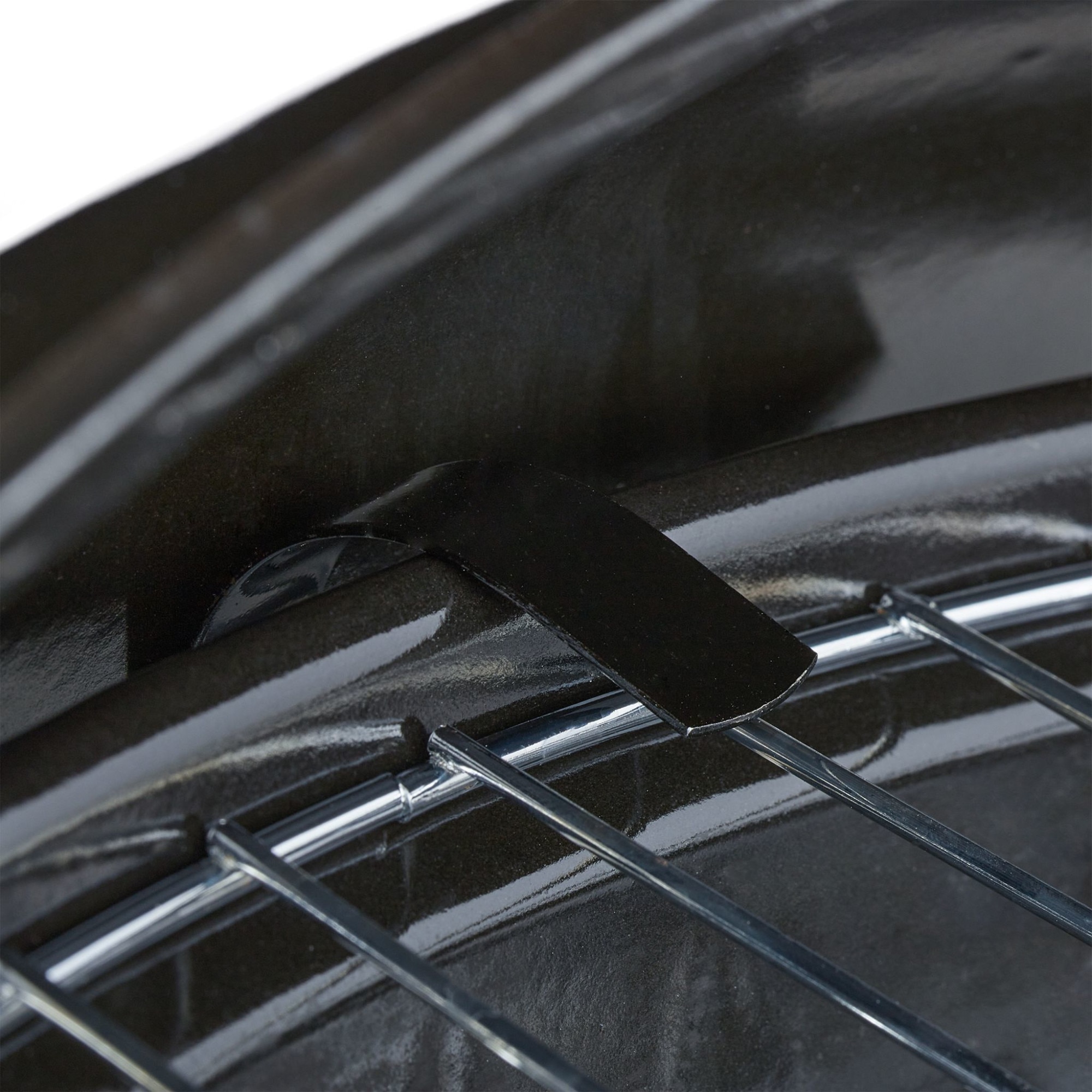 Gratar rotund cu roti, capac inclus, negru, 70 x 40 x 48 cm - eMAG.ro