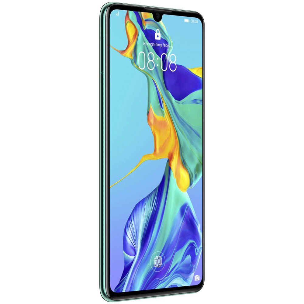 Telefon mobil Huawei P30, Dual SIM, 128GB, 8GB RAM, Aurora Blue - eMAG.ro