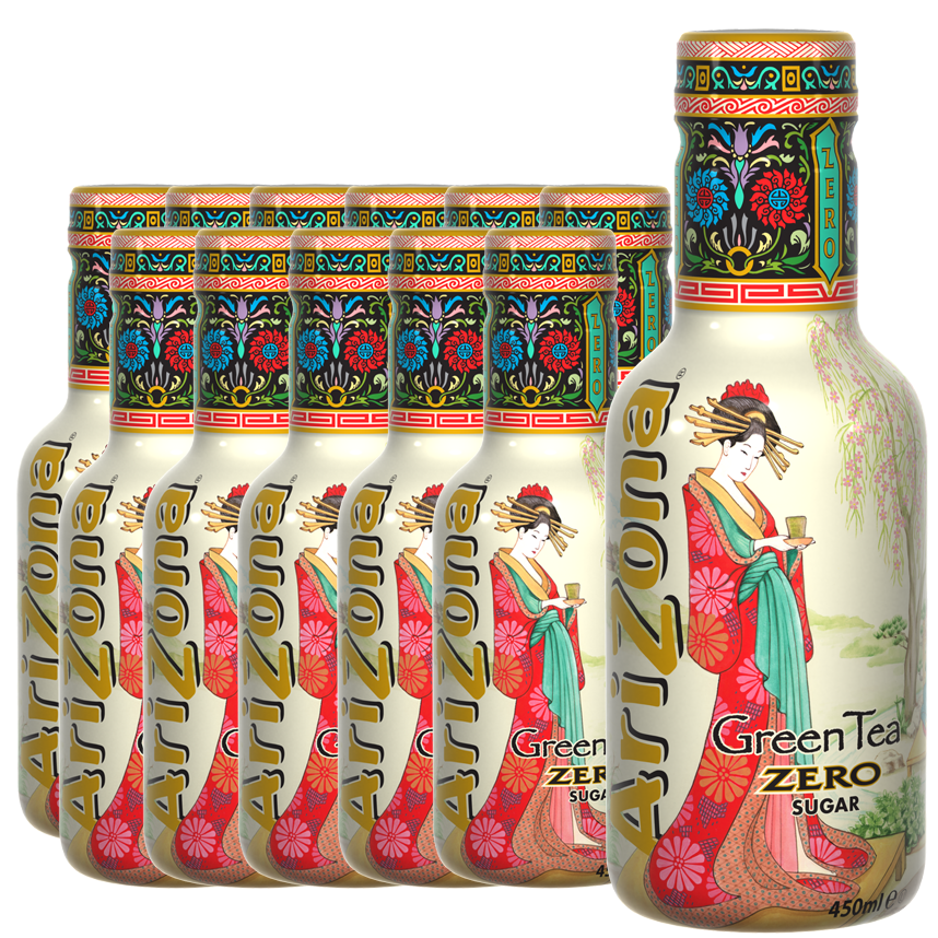 Ceai Arizona Zero Green, 0%, 12 x 0.45l - eMAG.ro