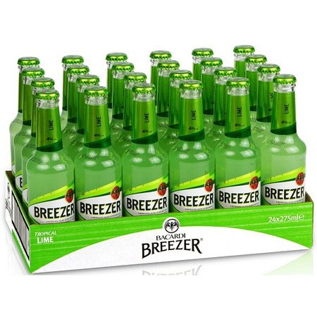Cocktail Breezer Lime, 4%, 24 x 0.275l - eMAG.ro