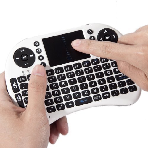 Tastatura Mini I8 Touchpad, Alba - eMAG.ro
