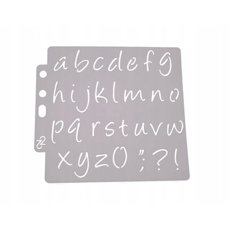 Sablon reutilizabil cu litere, Bej - eMAG.ro