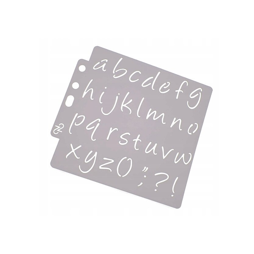 Sablon reutilizabil cu litere, Bej - eMAG.ro