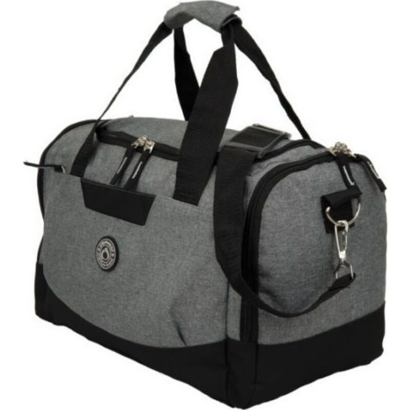 Geanta voiaj Sac60-40, Diplomat, Panza, 40x25x20 cm, Gri/ Negru - eMAG.ro
