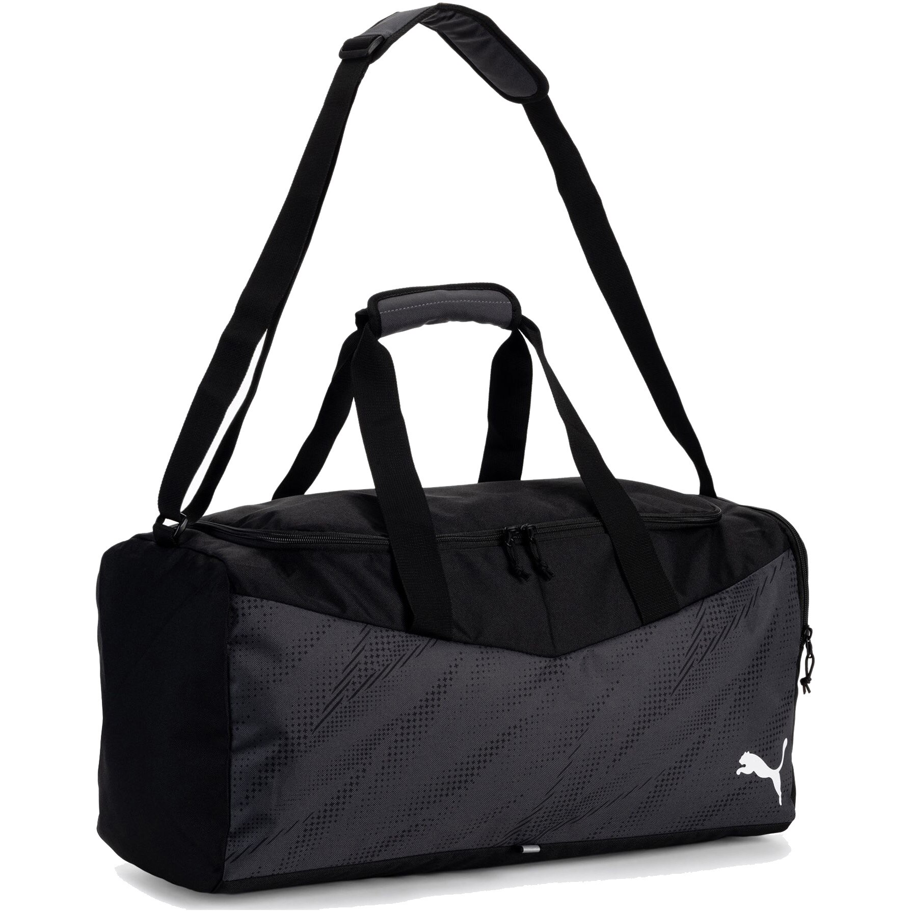 Geanta sport Puma individualRISE Medium, unisex, negru/gri - eMAG.ro