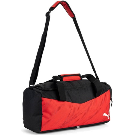 Geanta sport Puma individualRISE Small, unisex, negru/rosu - eMAG.ro