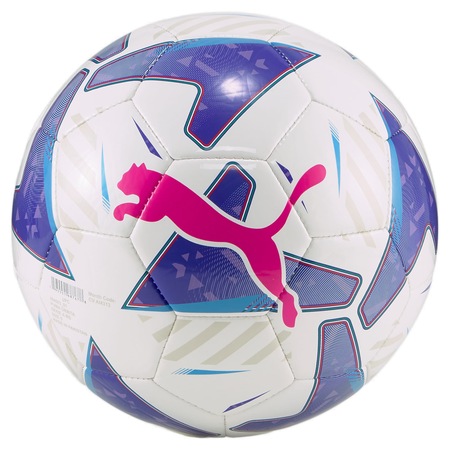 Minge fotbal Puma Orbita Serie A MS, marime 5, alb/albastru - eMAG.ro