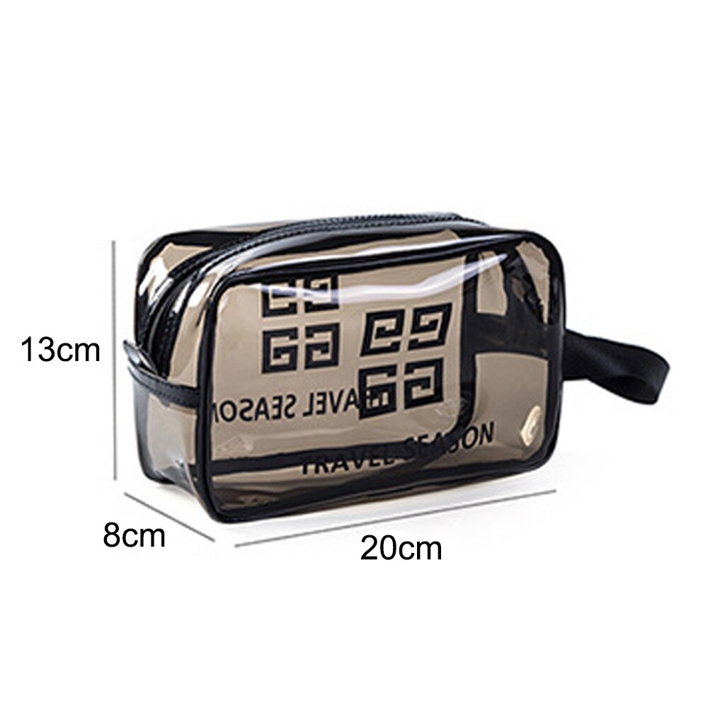 Portfard, Travel Season, Plastic, 13cm, Negru transparent - eMAG.ro