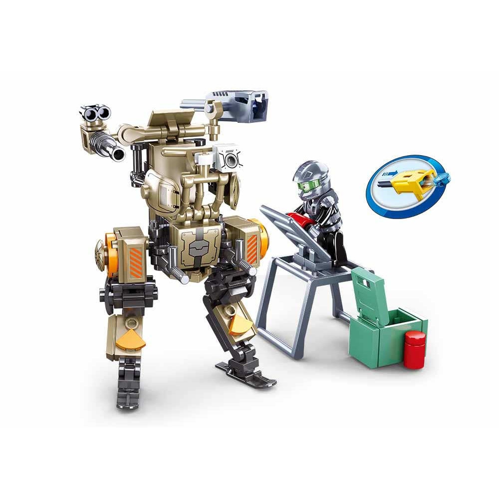 Set de construit, Sluban, Robot, 126 piese, Multicolor - eMAG.ro
