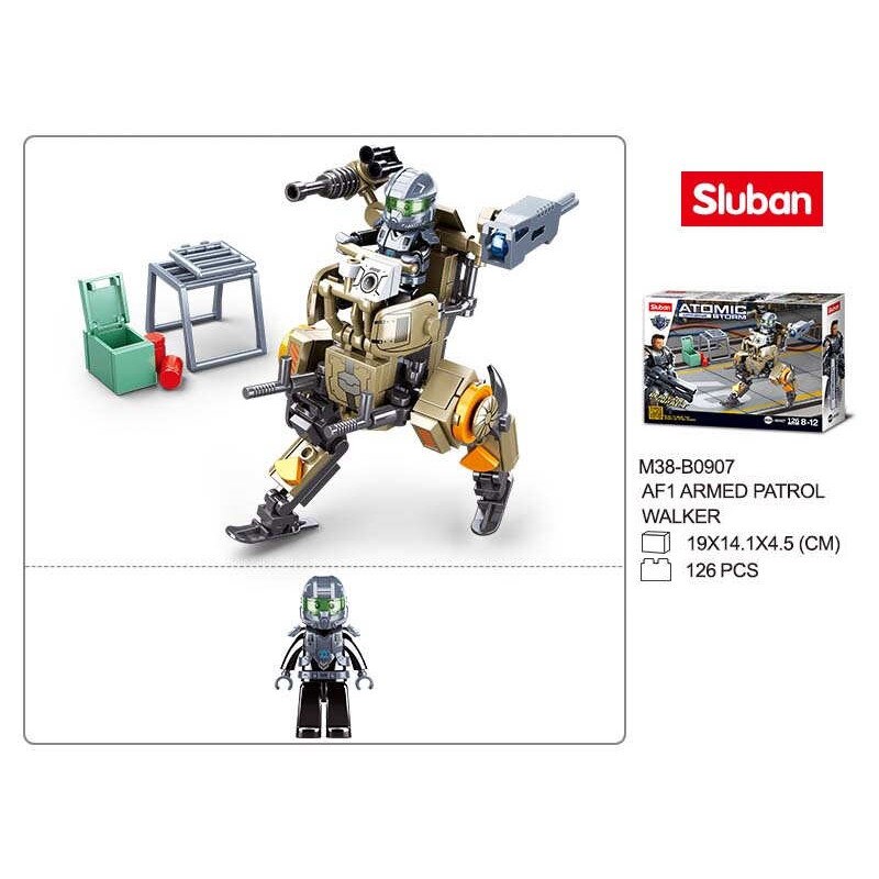 Set de construit, Sluban, Robot, 126 piese, Multicolor - eMAG.ro