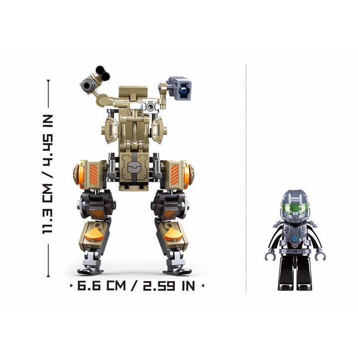 Set de construit, Sluban, Robot, 126 piese, Multicolor - eMAG.ro