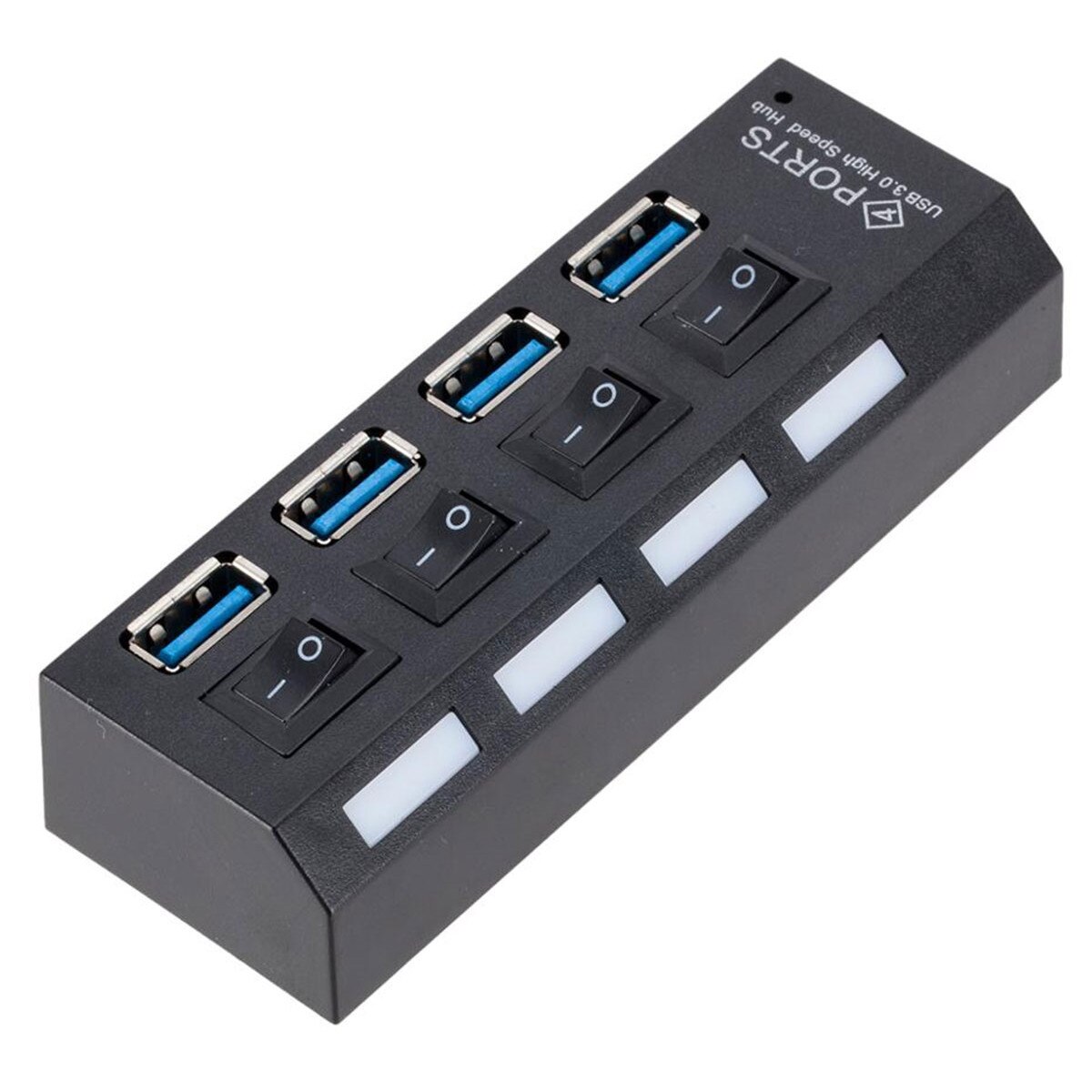 USB 3.0 хъб, Zola®, с 4 порта, 3 HighSpeed порта и 1 HighSpeed SS порт ...