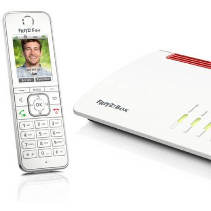 Telefon wireless, AVM, Alb - eMAG.ro