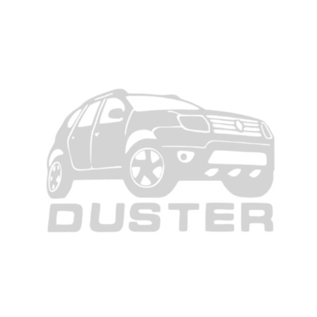 Sticker Silueta Duster, gri, 15x10cm - eMAG.ro