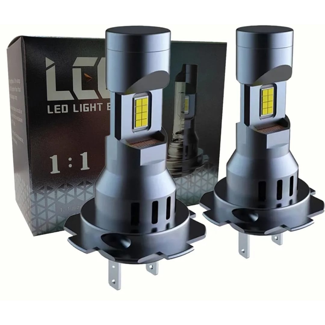 Set 2 Becuri Auto LED H4, AutoREY® Premium, Bec H4 LED 55W 25000LM ...