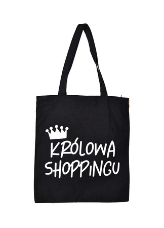 Sacosa de cumparaturi, Agrafka, Poliester, Negru/Alb - eMAG.ro