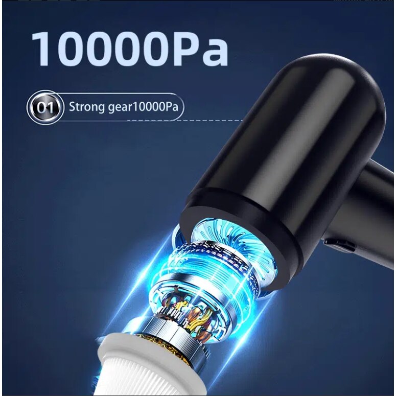 Прахосмукачка за кола Ioooio Mini Преносима Лесна за използване за