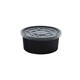 Bol negru PP cu capac transparent, 350ml, 25buc, Practic Online - eMAG.ro