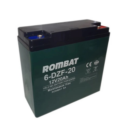Rombat 6-DZF-20 Deep Cycle CHILWEE/ROMBAT akkumulátor, kerékpárokhoz és elektromos robogókhoz ...