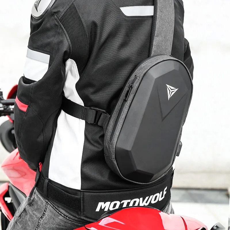 Geanta moto MOTOWOLF cu protectie impotriva ploii si buzunare multiple ...