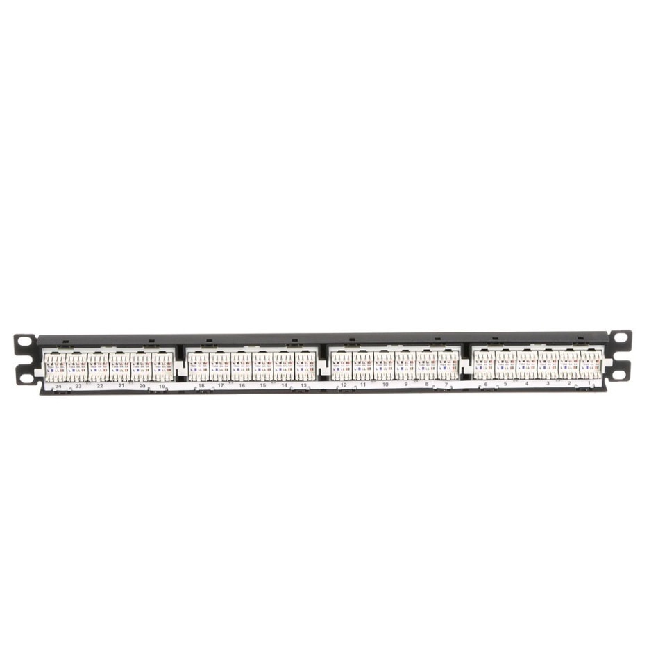 Patch Panel PANDUIT NK6PPG24Y Punchdown Cat6 UTP Flat 24 Port 1U - eMAG.ro