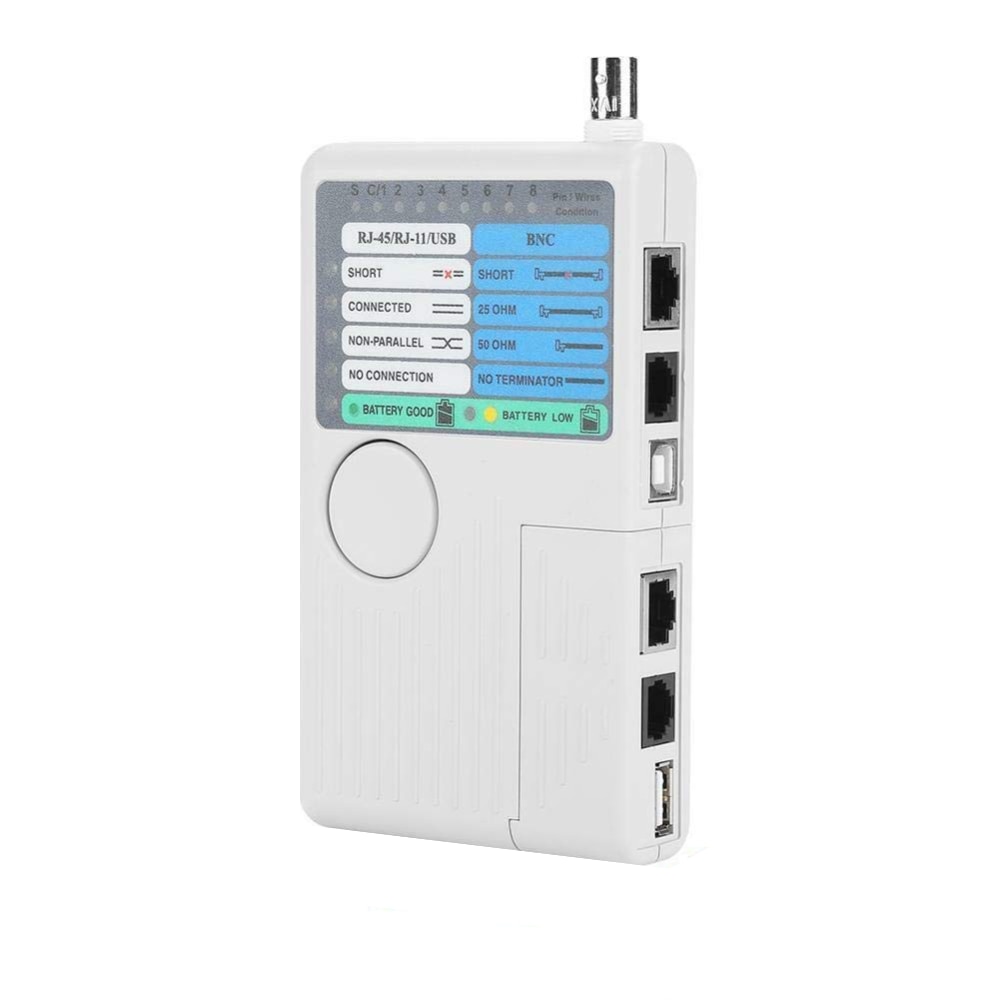 Tester de cablu de retea la distanta 4 in 1 USB/BNC/Rj11/Rj45, Tester ...
