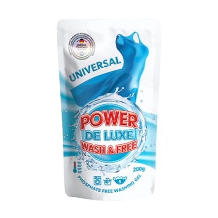 Detergent lichid de rufe Power De Luxe Universal, 2l, 50 spalari - eMAG.ro