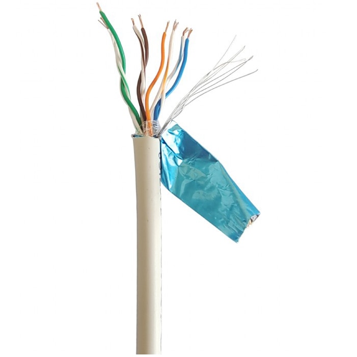 Cablu FTP GEMBIRD FPC-5004E-L, Cat5e, Cupru-Aluminiu, rola 305m - eMAG.ro