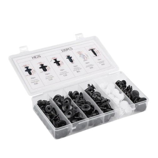 Set cleme auto, AEWOYAD, Bumbi, clipsuri fixare plastice auto, fete de ...