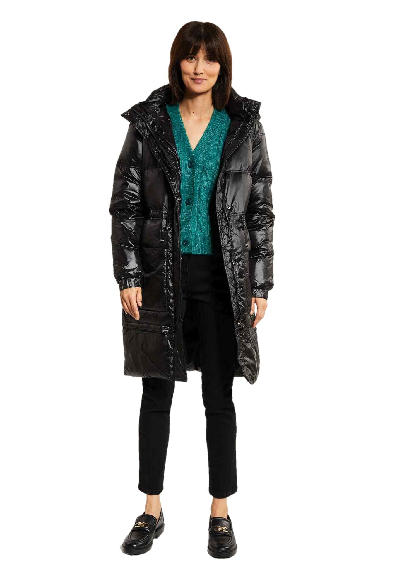 Geaca cu puf pentru dama, Monnari, Poliester, Negru, Marimea 40 EU ...