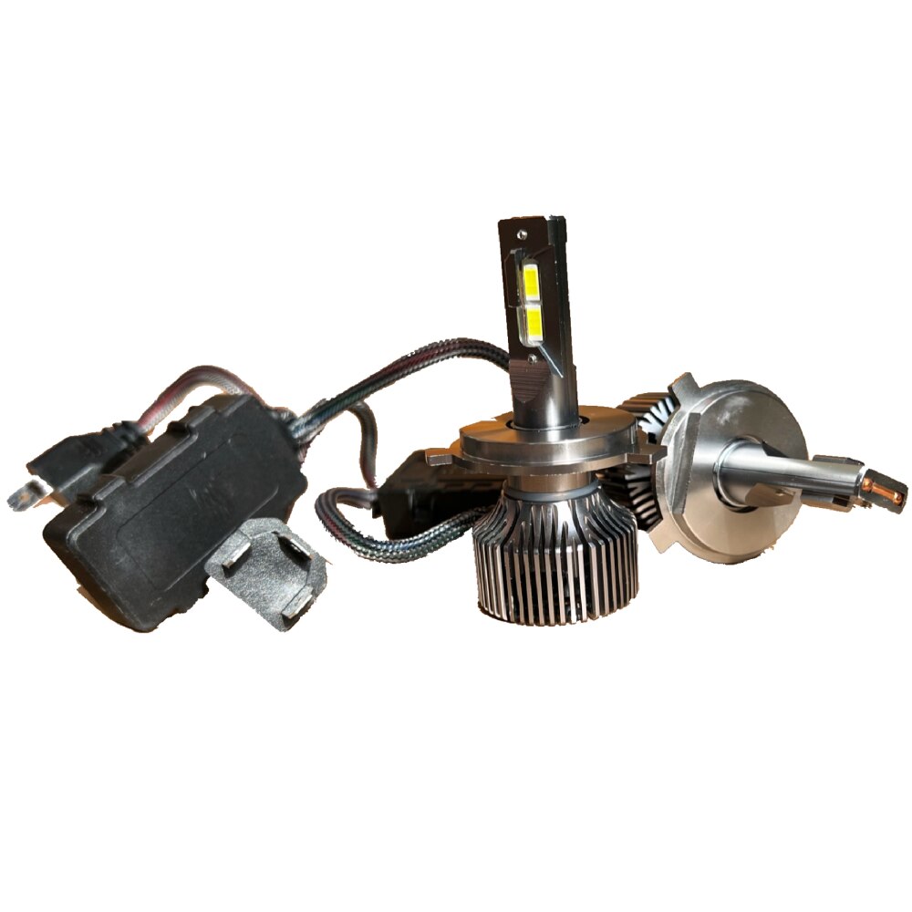 Kit led H4 LED-H© R4 Series 6000k 15000 lumeni 110W/set - eMAG.ro