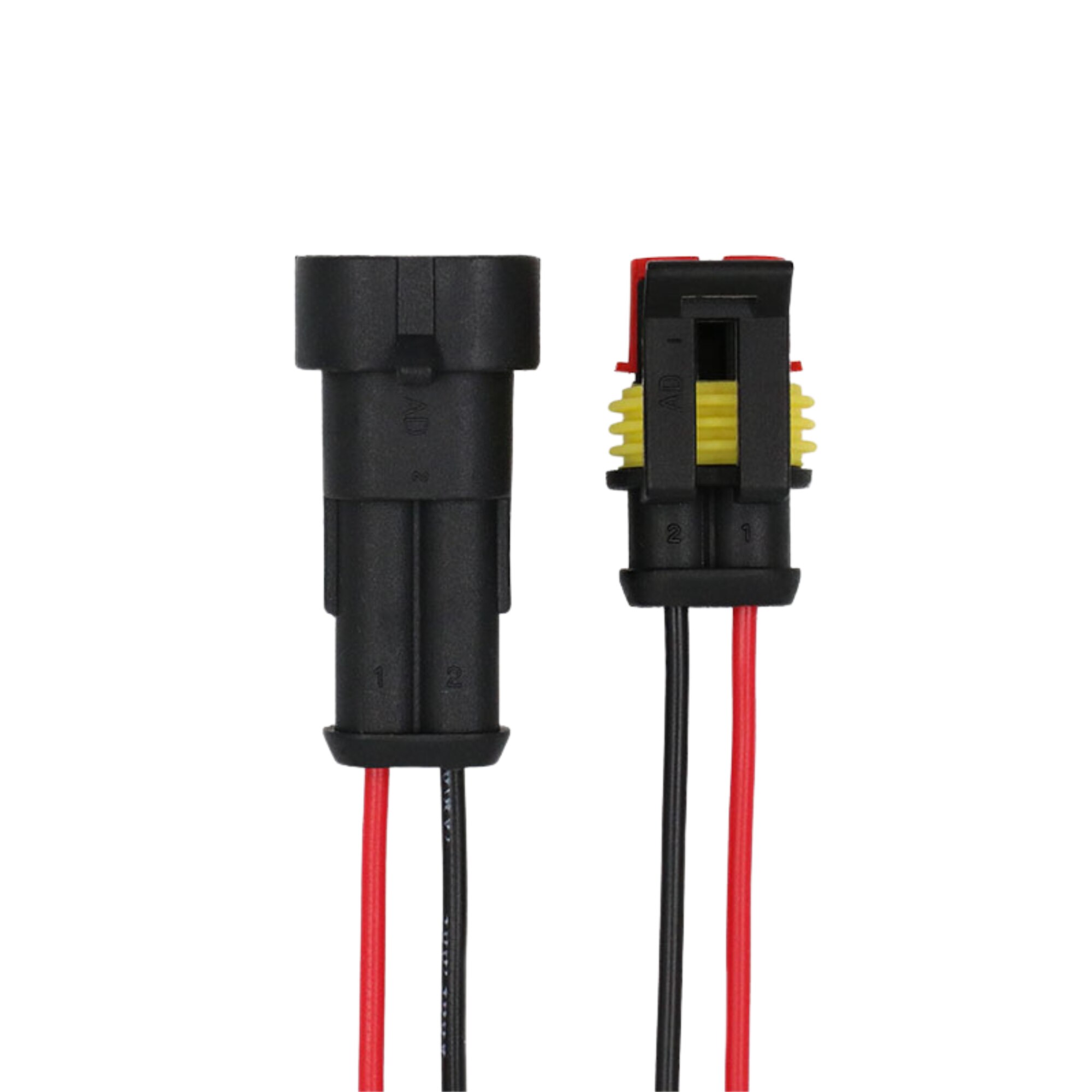 Conectori Auto, cu Fire si Terminali, 2 Pini, Waterproof, pentru ...