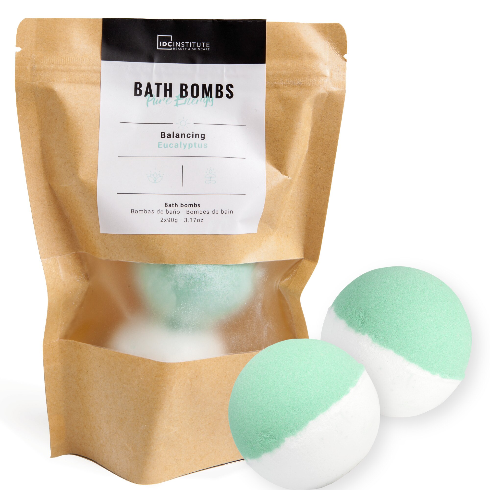 Set de 8 bombe de baie, IDC Institute, Multicolor, 90 g - eMAG.ro