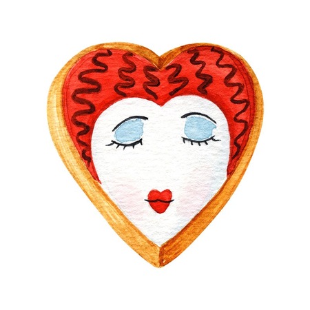 Sticker decorativ Inima, Rosu, 57 cm, 5627ST - eMAG.ro