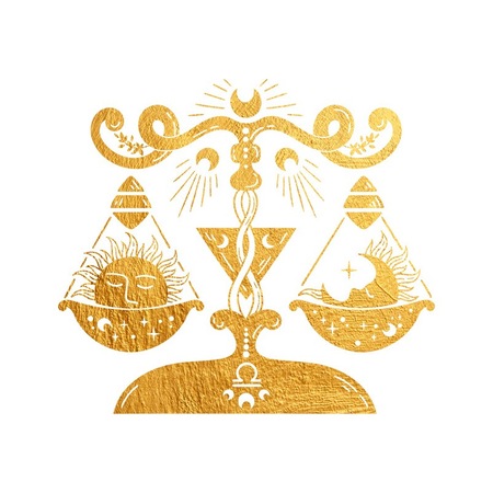 Sticker decorativ Zodiac, Auriu, 49 cm, 5461ST - eMAG.ro