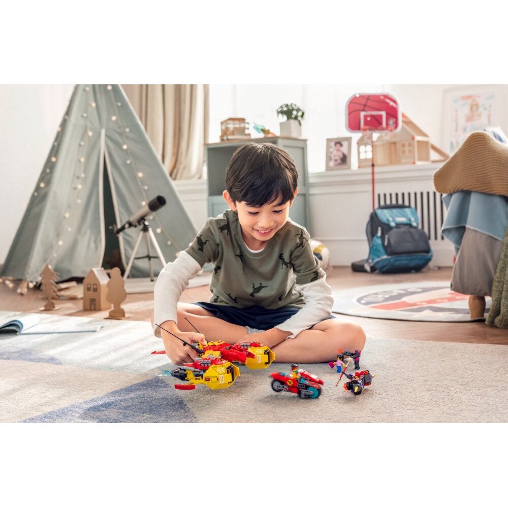 Set 529 cuburi constructie Monkie Kid, Lego, Multicolor - eMAG.ro