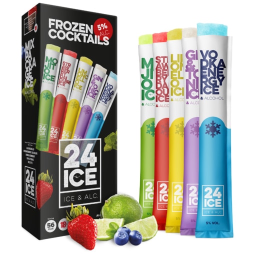 Cocktails 24 Ice Frozen Mix Package, 5%, 0.065l x 5 - eMAG.ro