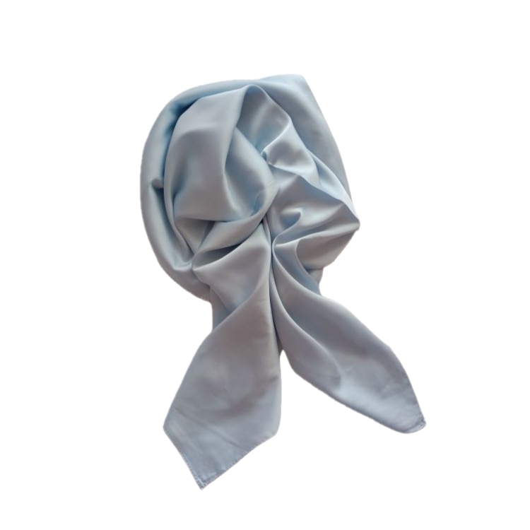 Esarfa dama, tip batic, forma patrata, uni, subtire, Silk Soft Touch ...