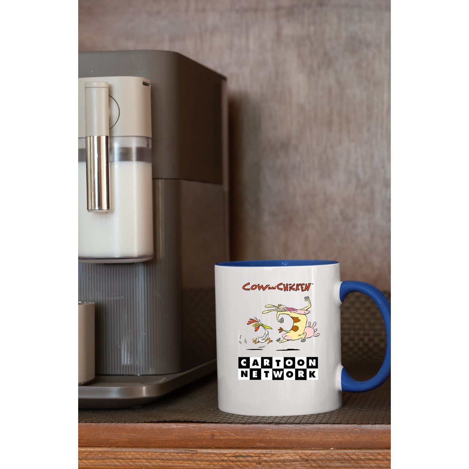 Cana personalizata cu imprimeu Desene - Vaca si puiu, Ceramica, 330 ml ...