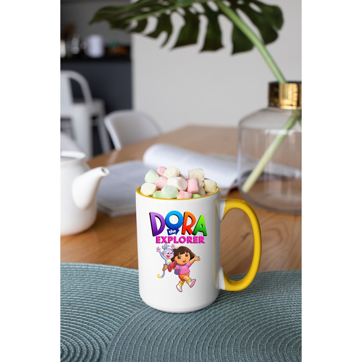 Cana personalizata cu imprimeu Desene - Dora the explorer, Ceramica ...