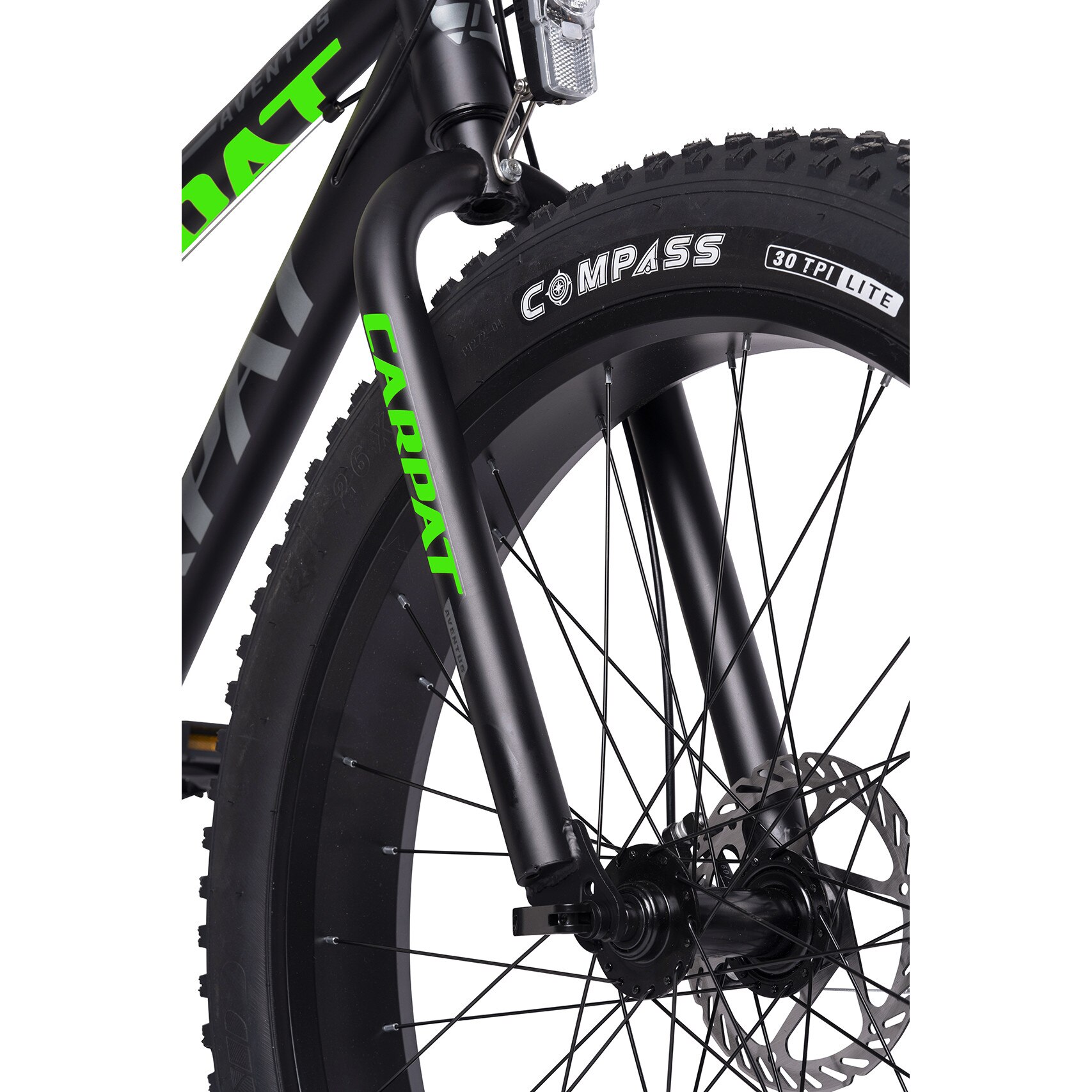 Bicicleta MTB-Fat Bike CARPAT Aventus C26217A, Manete Rotative, 7 ...