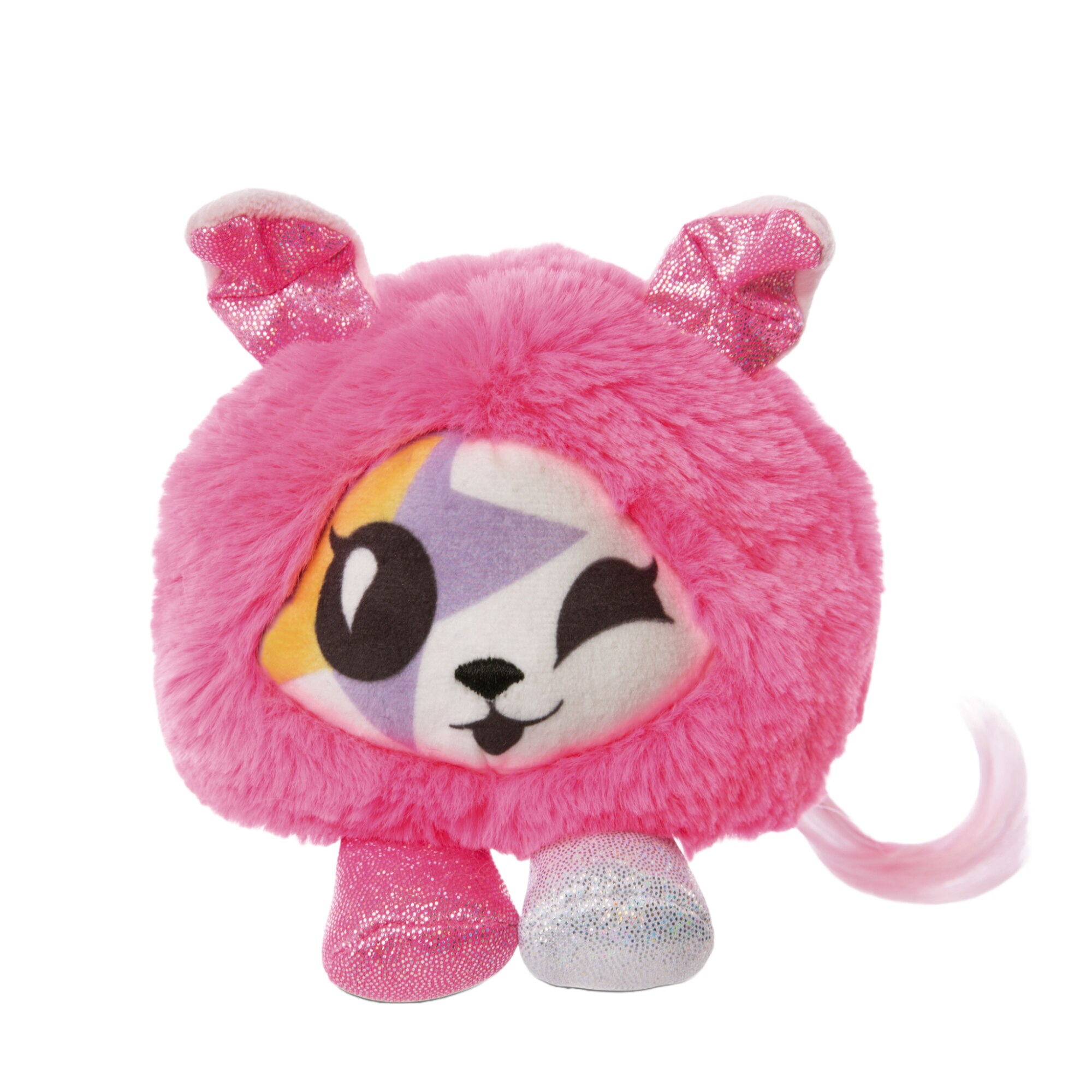 Iepuras reversibil de plus 2 in 1, Pinbi, Roz, 12 cm - eMAG.ro