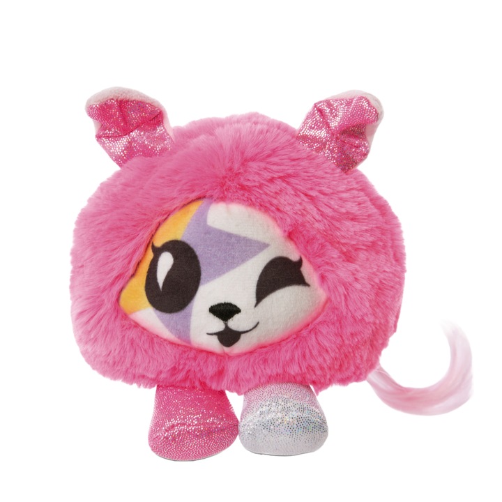 Iepuras reversibil de plus 2 in 1, Pinbi, Roz, 12 cm - eMAG.ro