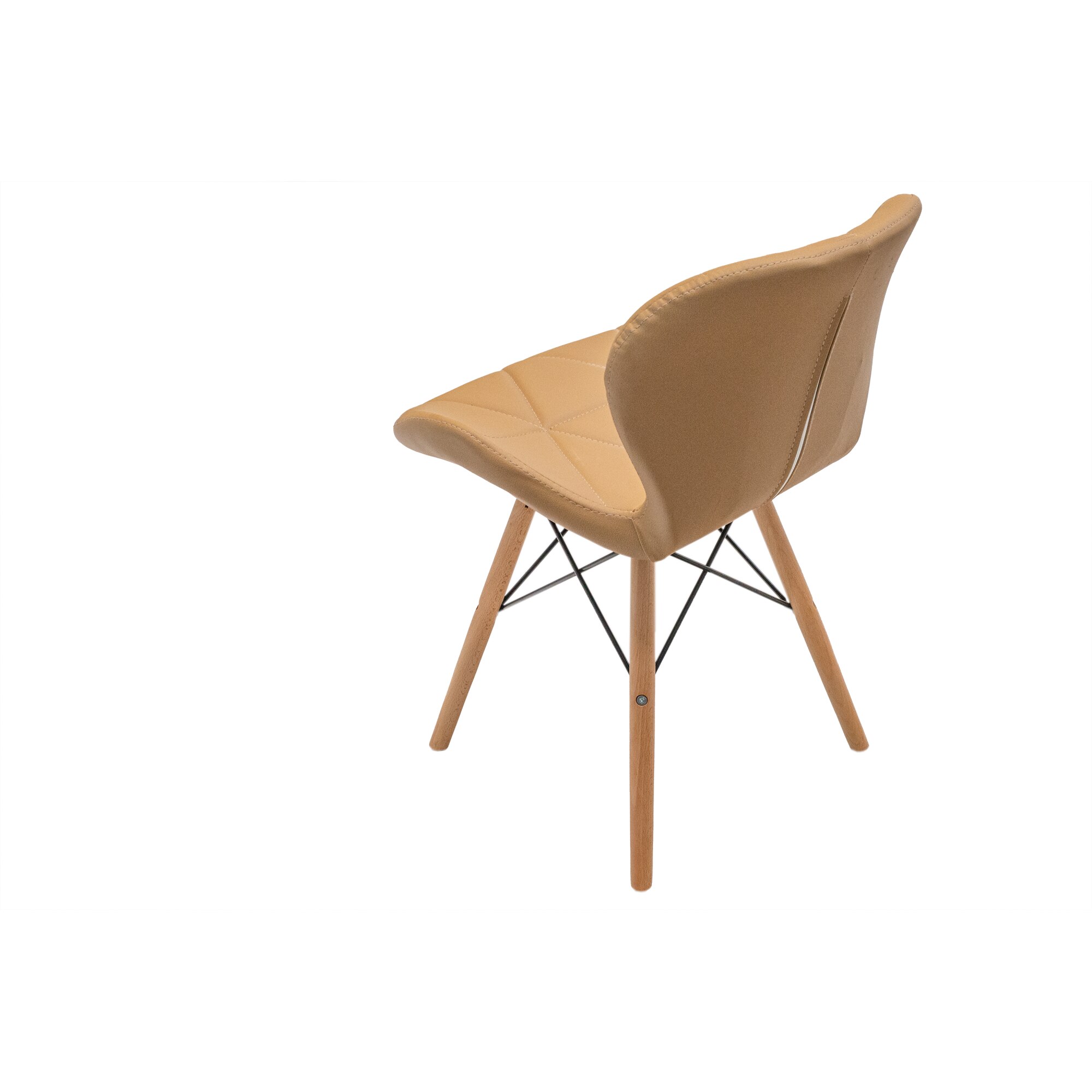 Scaun DENVER Oslo, cappuccino, model scandinav, sezut tip scoica ...