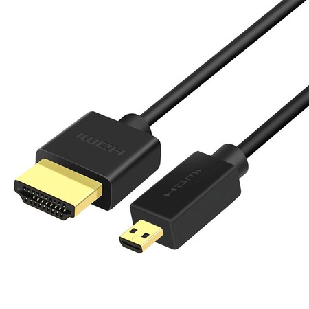 Cablu bidirectional HDMI, JESWO, HDMI la Micro HDMI, 1080P, 1.8m, Negru ...