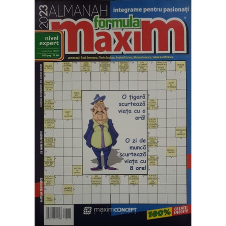 Almanah integrame formula maxim - nivel expert - eMAG.ro