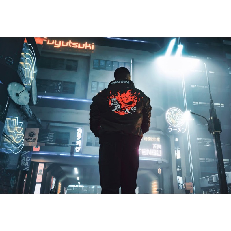 Poster Samurai Cyberpunk 2077, 61x90cm, poster2964, Multicolor - eMAG.ro