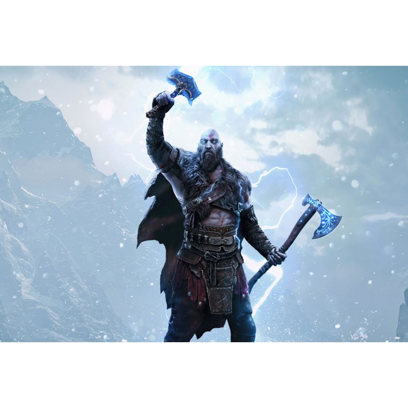 Poster God Of War Ragnarok Kratos, 61x90cm, poster2724, Multicolor ...